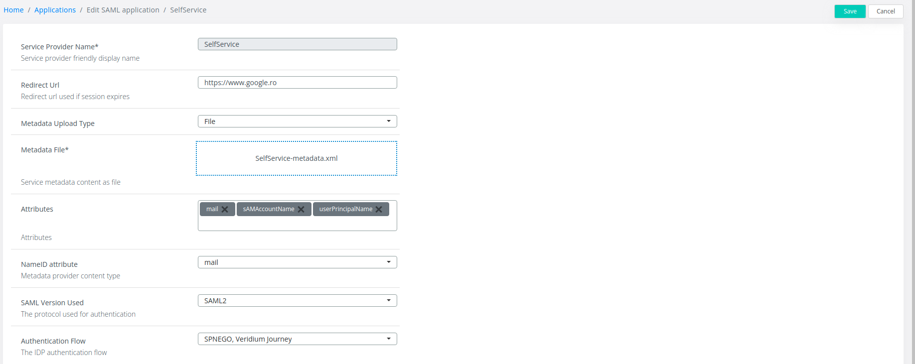 SPNEGO configuration steps
