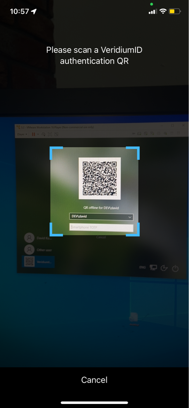 QR Offline - authentication