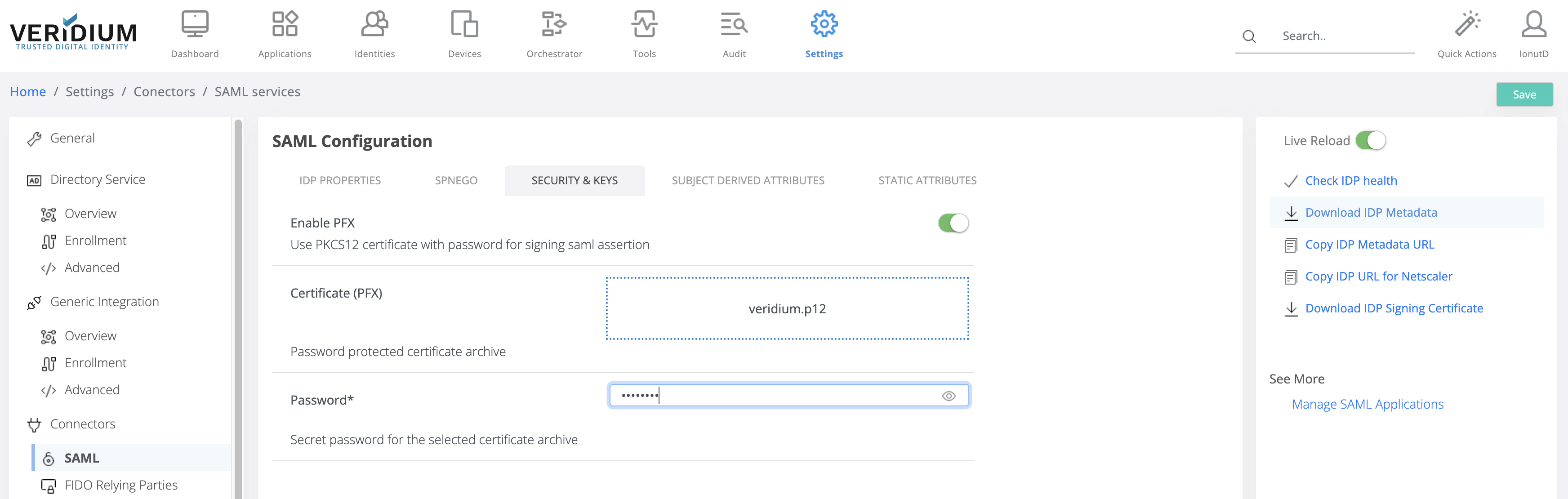 SAML Signing Certificate Renew Procedure