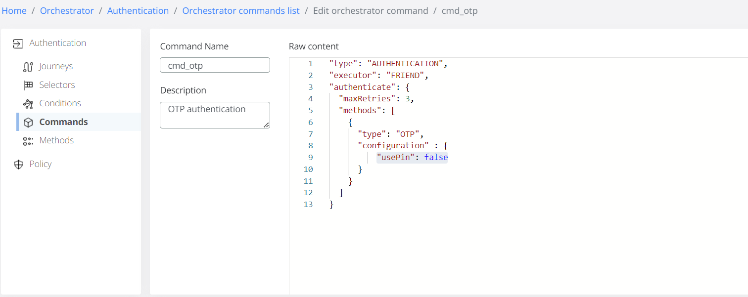 OTP authentication method