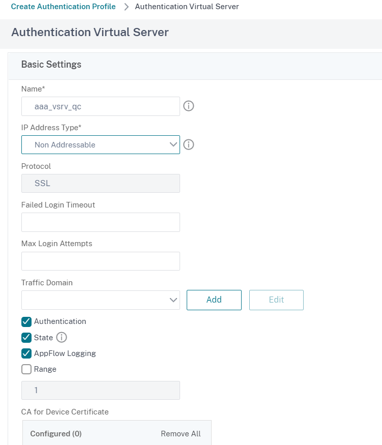 Configure Citrix Netscaler and Storefront for SAML and passthrough authentication