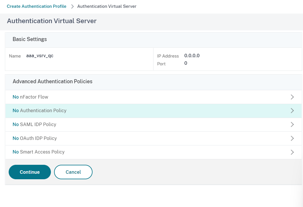 Configure Citrix Netscaler and Storefront for SAML and passthrough authentication