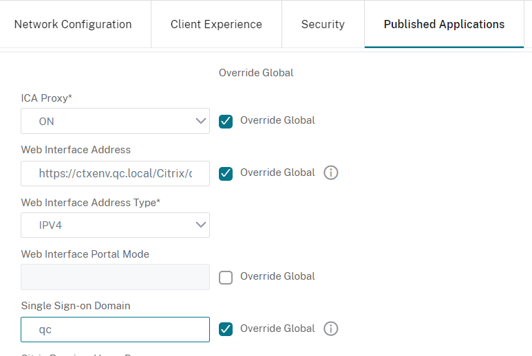 Configure Citrix Netscaler and Storefront for SAML and passthrough authentication