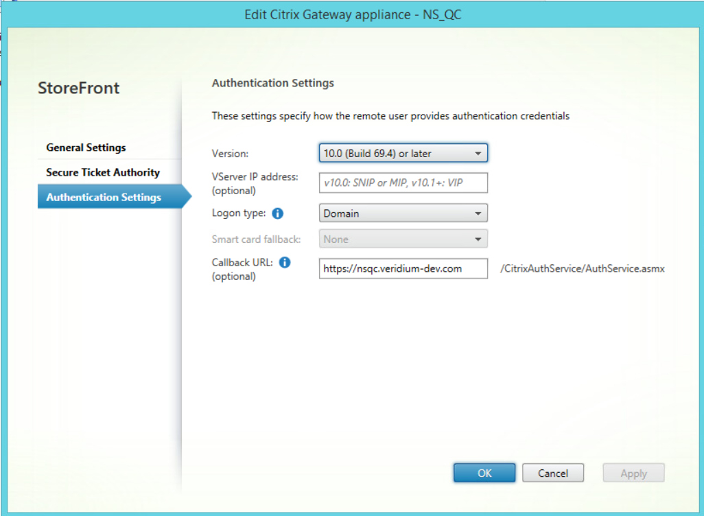 Configure Citrix Netscaler And Storefront For Saml And Passthrough Authentication