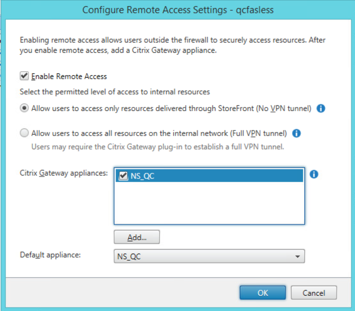 Configure Citrix Netscaler and Storefront for SAML and passthrough authentication