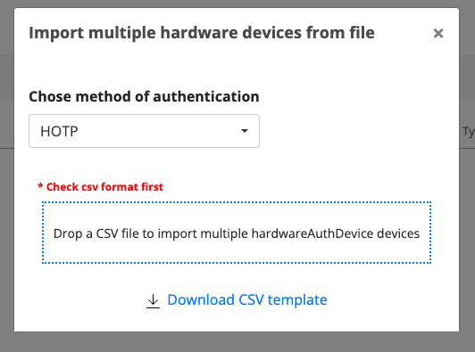 OTP authentication method