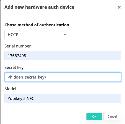 OTP authentication method