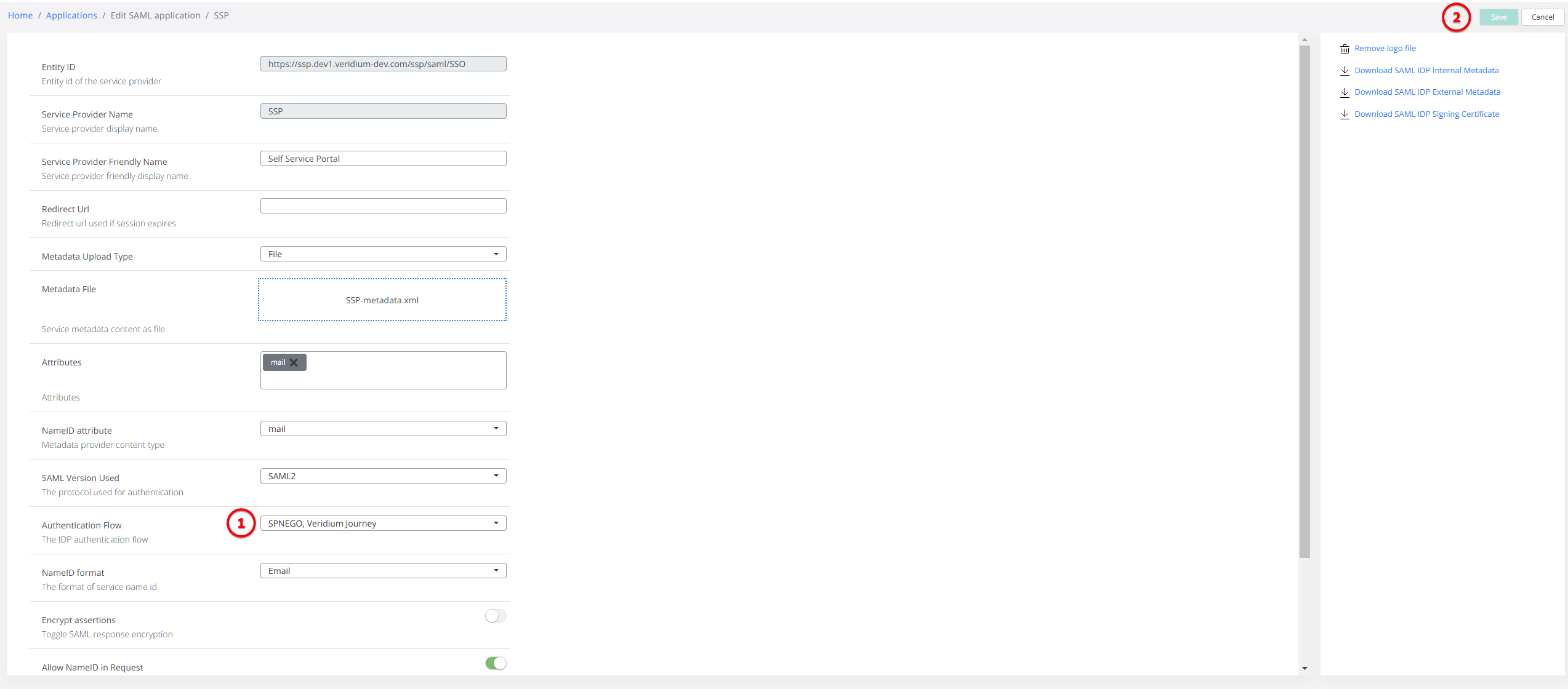 SPNEGO configuration steps